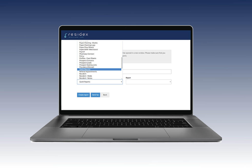 Reporting and Analysis - Residex